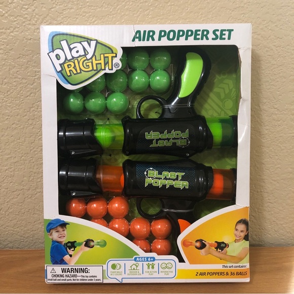 Play Right | Toys | Play Right Blast Air Popper Set Ages 6 2 Air Popper ...